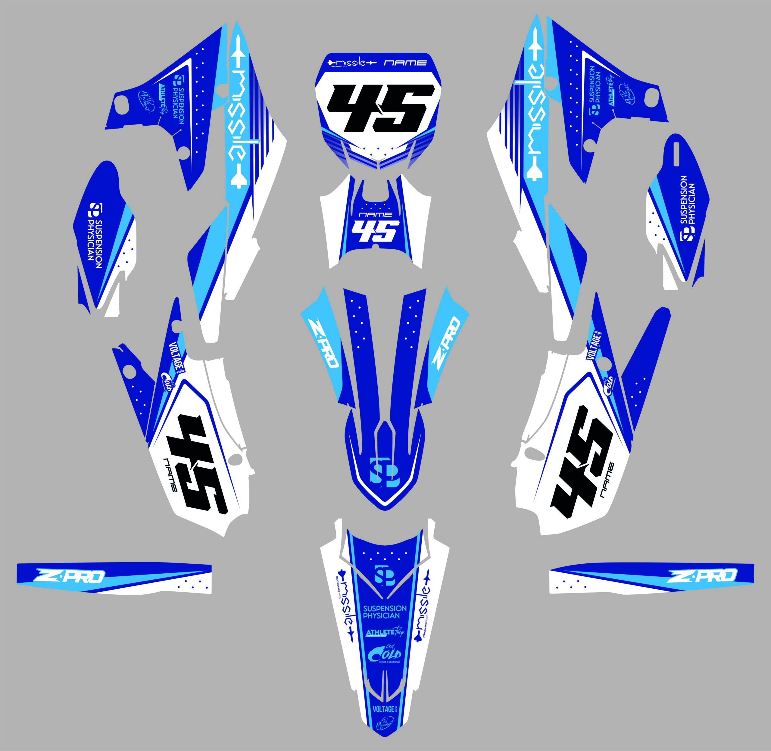 Yamaha YZF Missile Full Layout – KP12Graphix